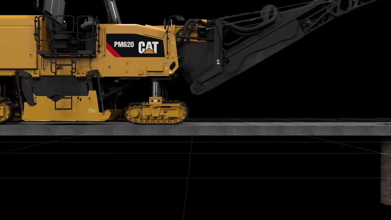 PM620 CATERPILLAR التصميم الجديد مع زياده الصلابه والقوه - YouTube