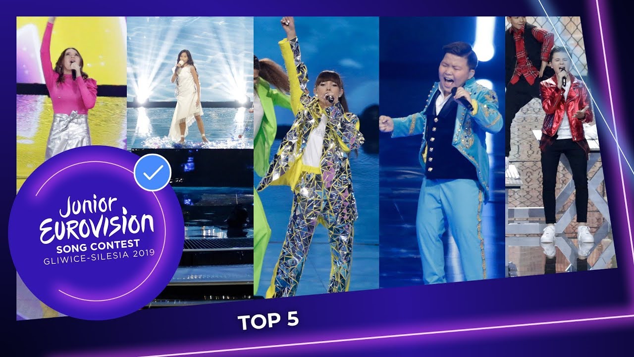 The TOP 5 of the Junior Eurovision Song Contest 2019! - YouTube