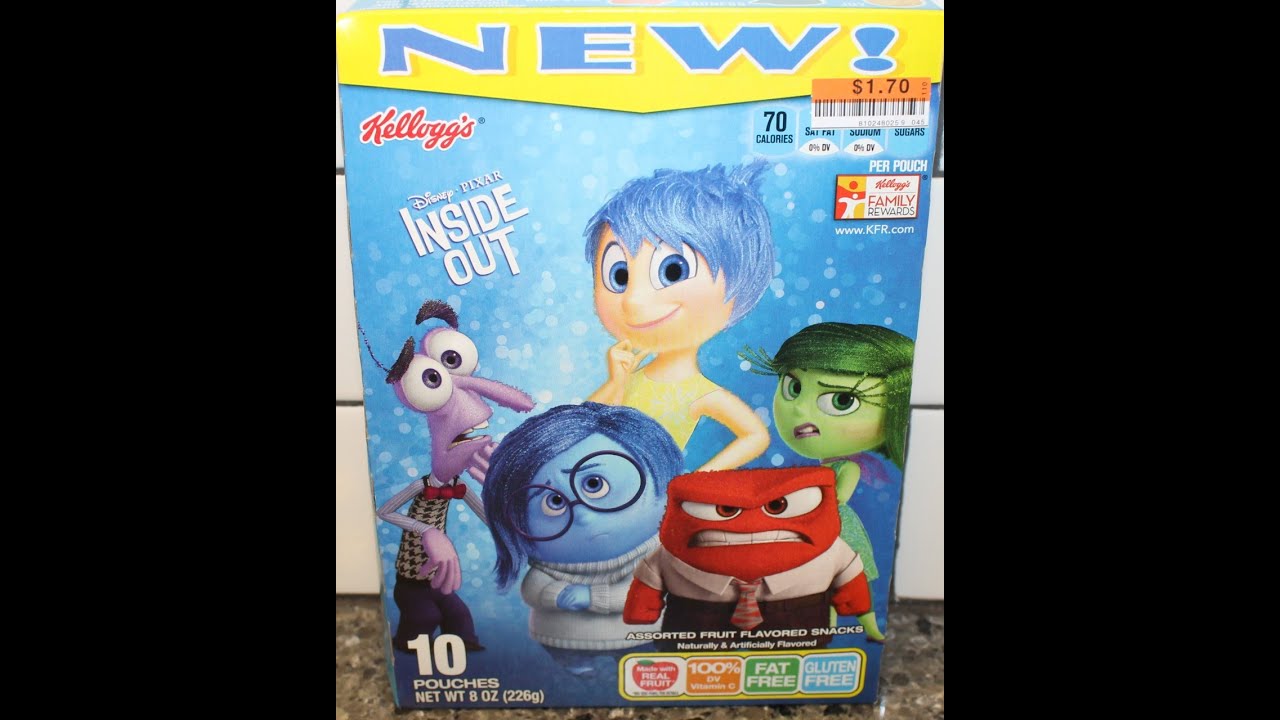 Disney Pixar Inside Out Fruit Flavored Snacks Review - YouTube
