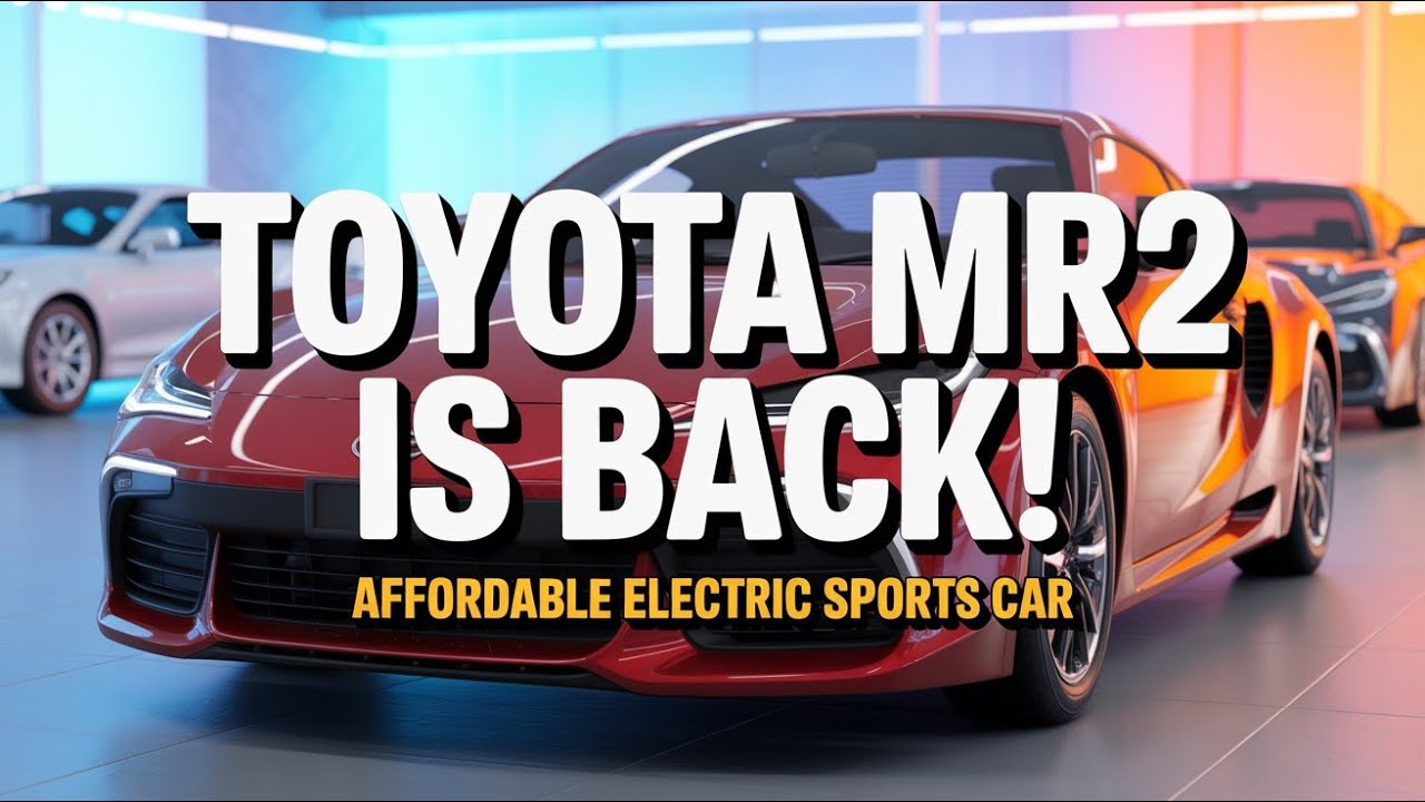 Toyota MR2 Revival EV – Affordable Sports Car Return - YouTube