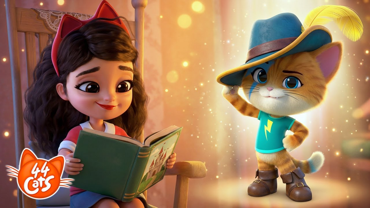 44 Cats | Once upon a time: Puss in Boots! 👢⚔️ | Fairy Tales for Kids ...