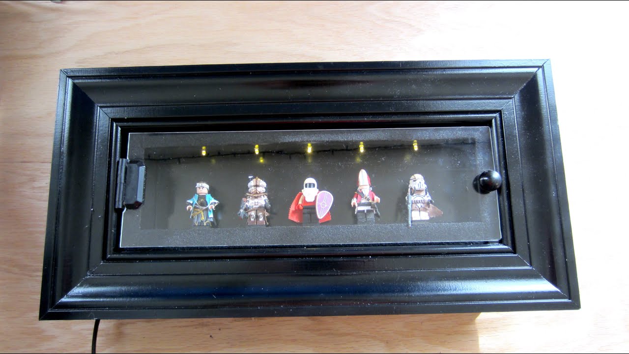 Update #18 Custom LEGO Minifigure Display Case - YouTube