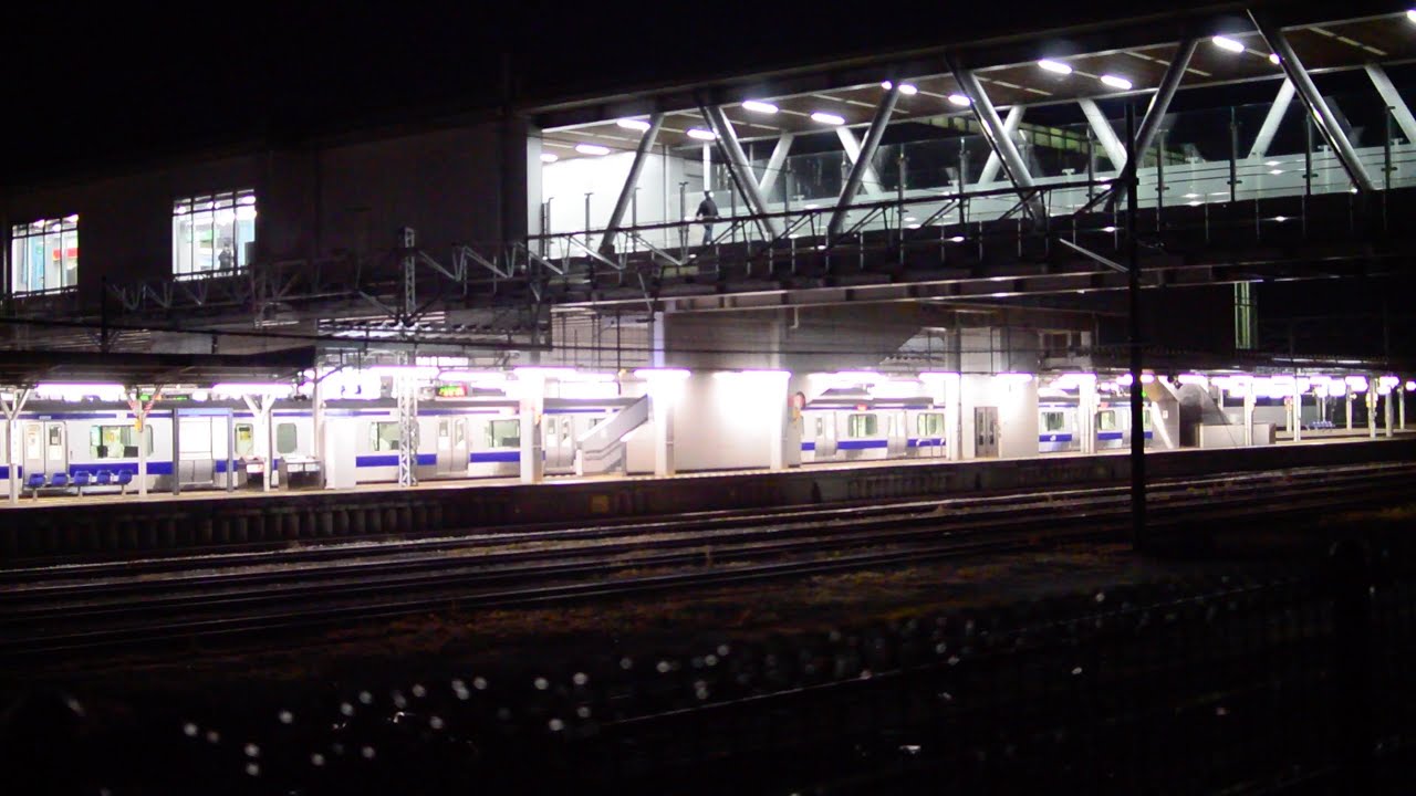 JR 水戸線 友部駅 MITO LINE TOMOBE STATION February 8, 2015 At 5:00am - YouTube