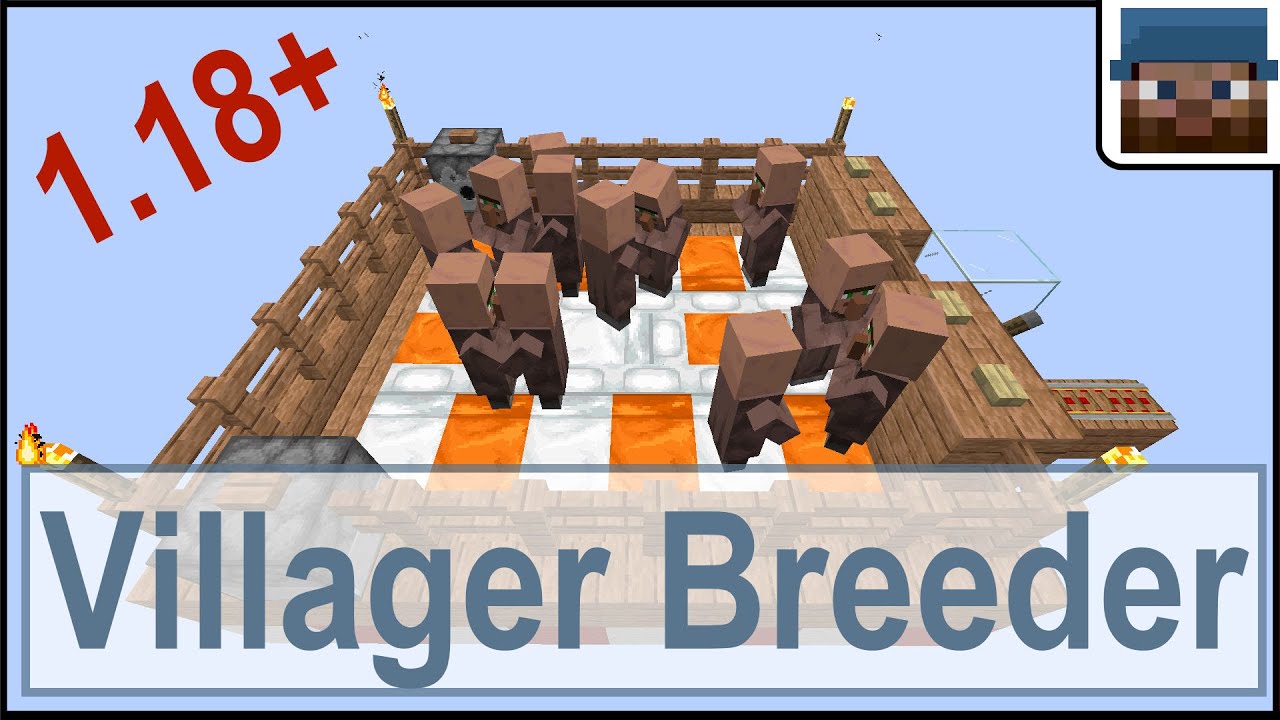 Minecraft Talk #46 - Villager Breeder and Dispenser for 1.18 Minecraft ...