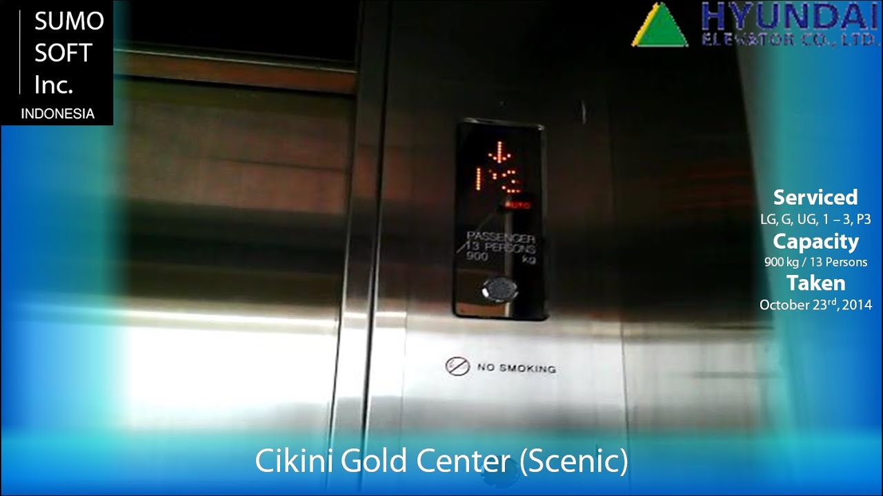 Hyundai Scenic Lift at Cikini Gold Center, Jakarta - YouTube