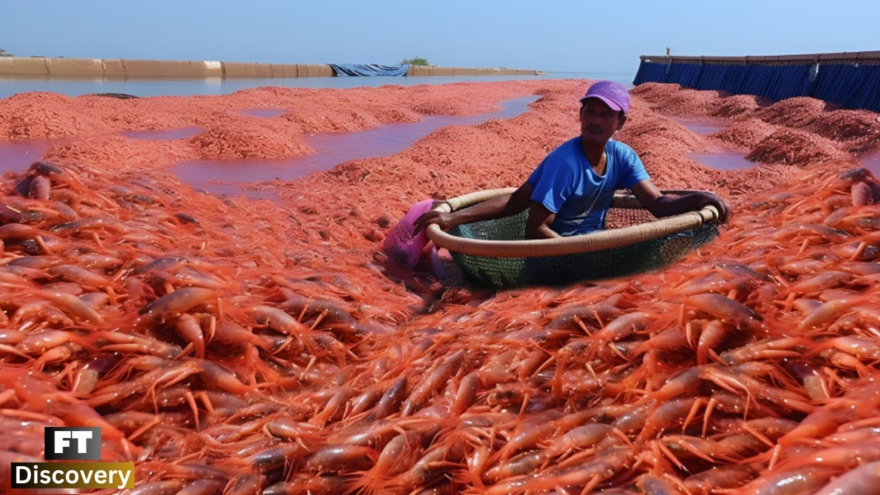 How American Deal With Millions of Red Crayfish - Biggest Shrimp ...