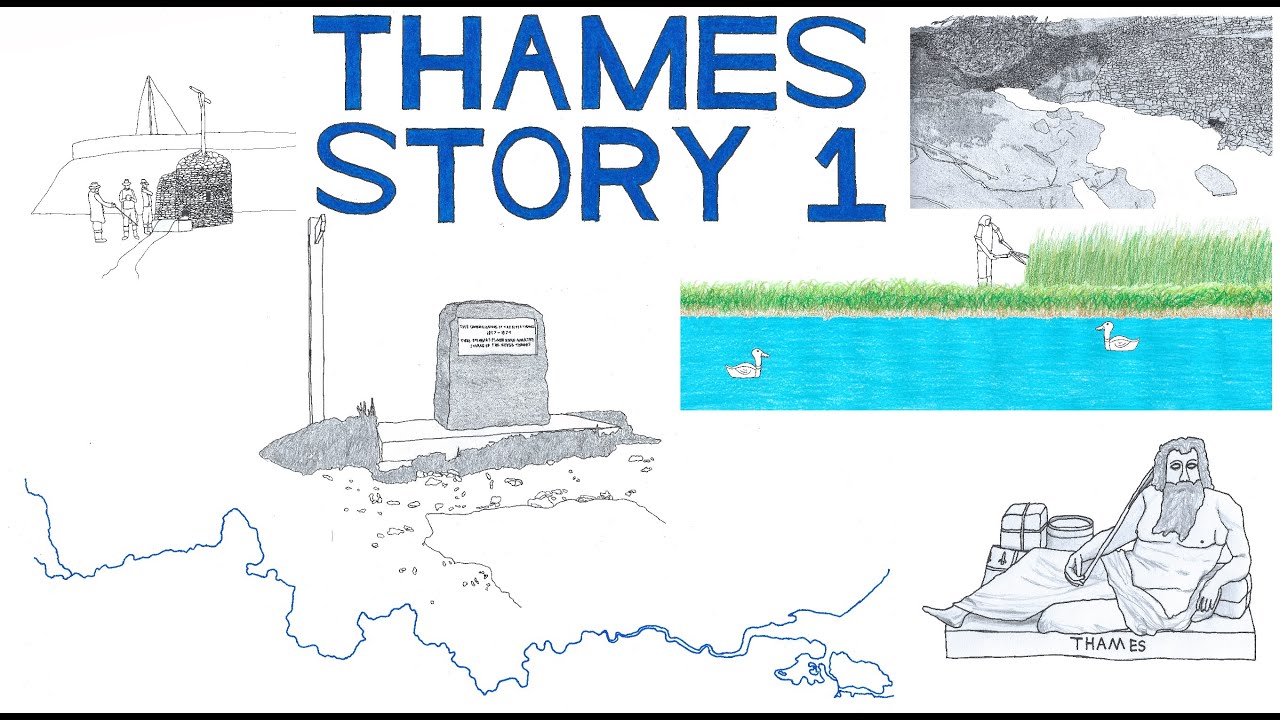 Where Does The River Thames Start? - Along The Thames 1 - YouTube