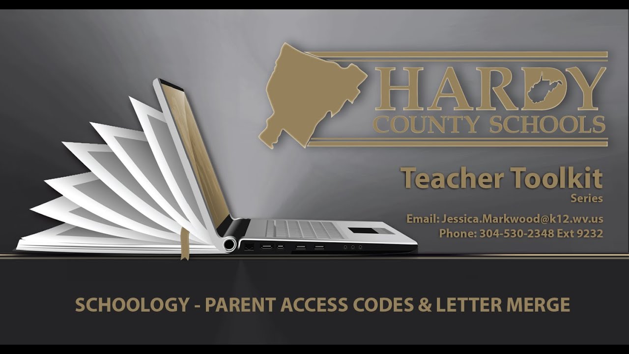 Schoology - Parent Access Codes & Letter Merge - YouTube