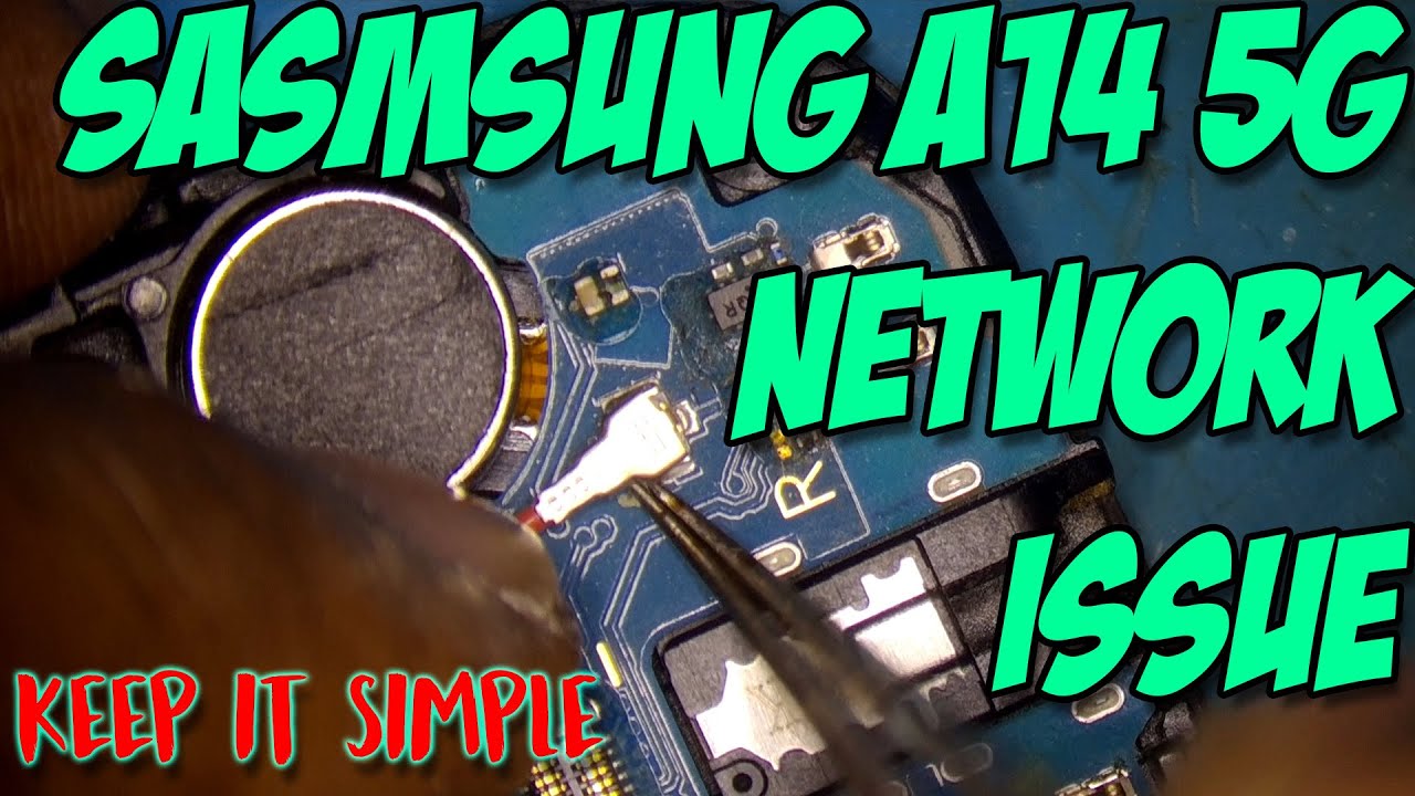 Samsung A14 5G No Network Solution - YouTube