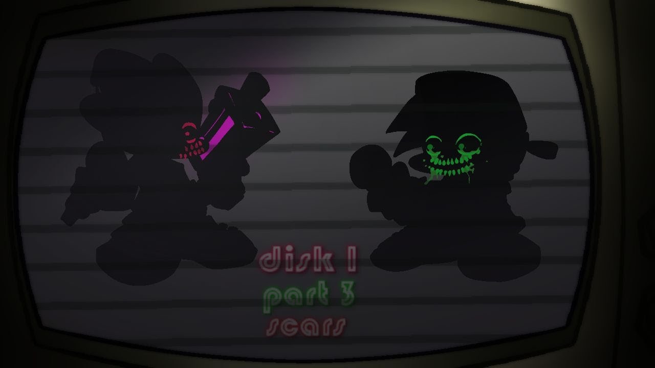 fnf corrupted neo spirit of the disk : disk 1 part 3 scars - YouTube