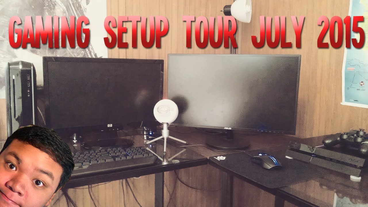 Gaming Set Up Tour July 2015 - YouTube