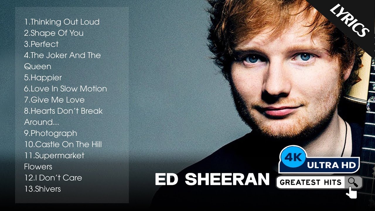 Top 20 ED SHEERAN Songs | ED SHEERAN Best Songs Playlist |Popular ...