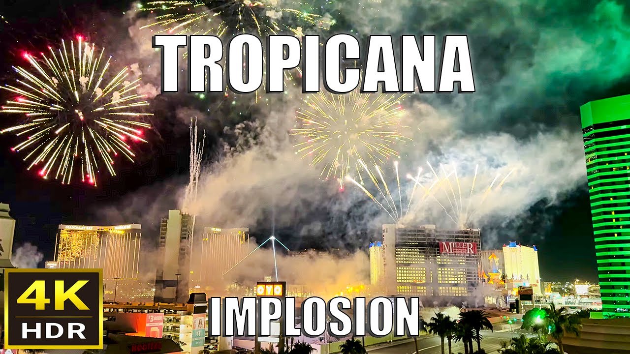 Tropicana Las Vegas Implosion - October 9, 2024 - Las Vegas Strip - YouTube