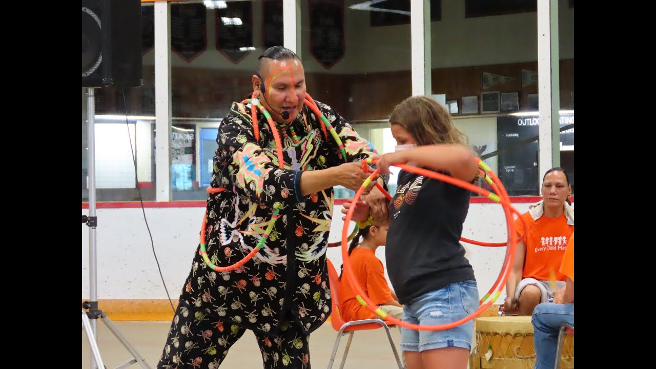 Outlook Canada Day - Hoop Dancer Terrance Littletent performs - YouTube