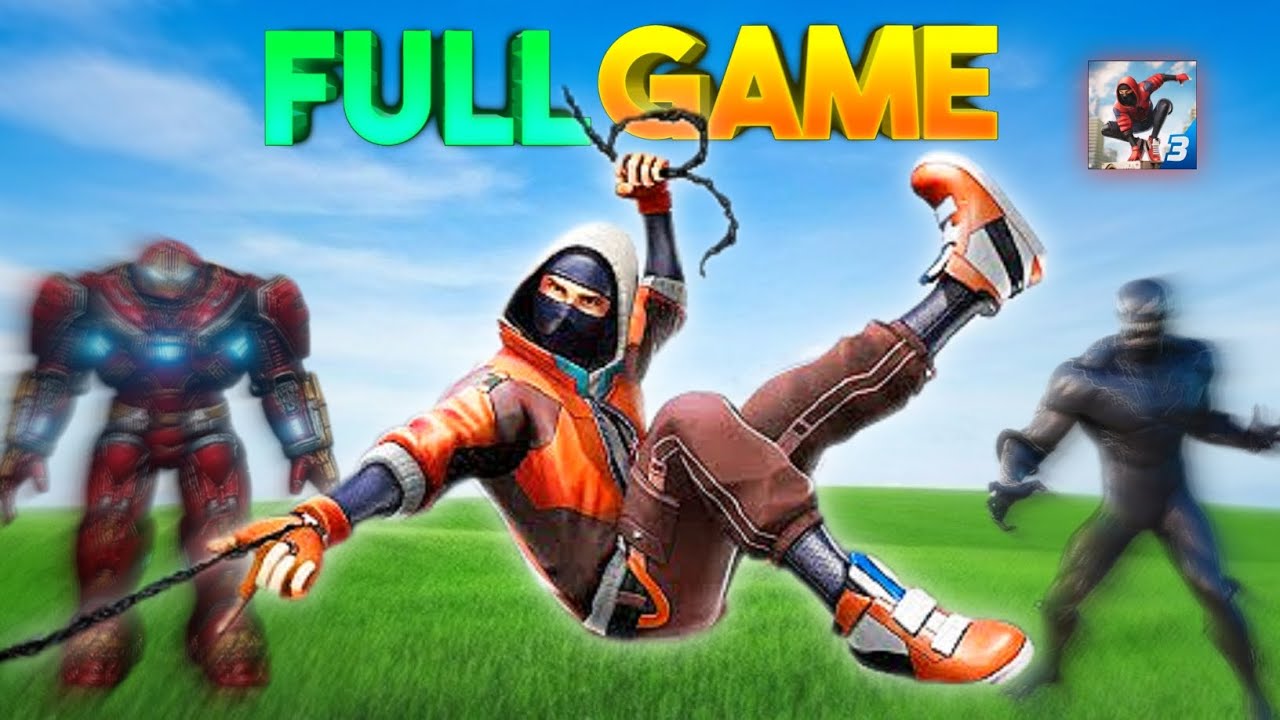 Completing SPIDER FIGHTER 3 Game In One Video || Unlocked all ...
