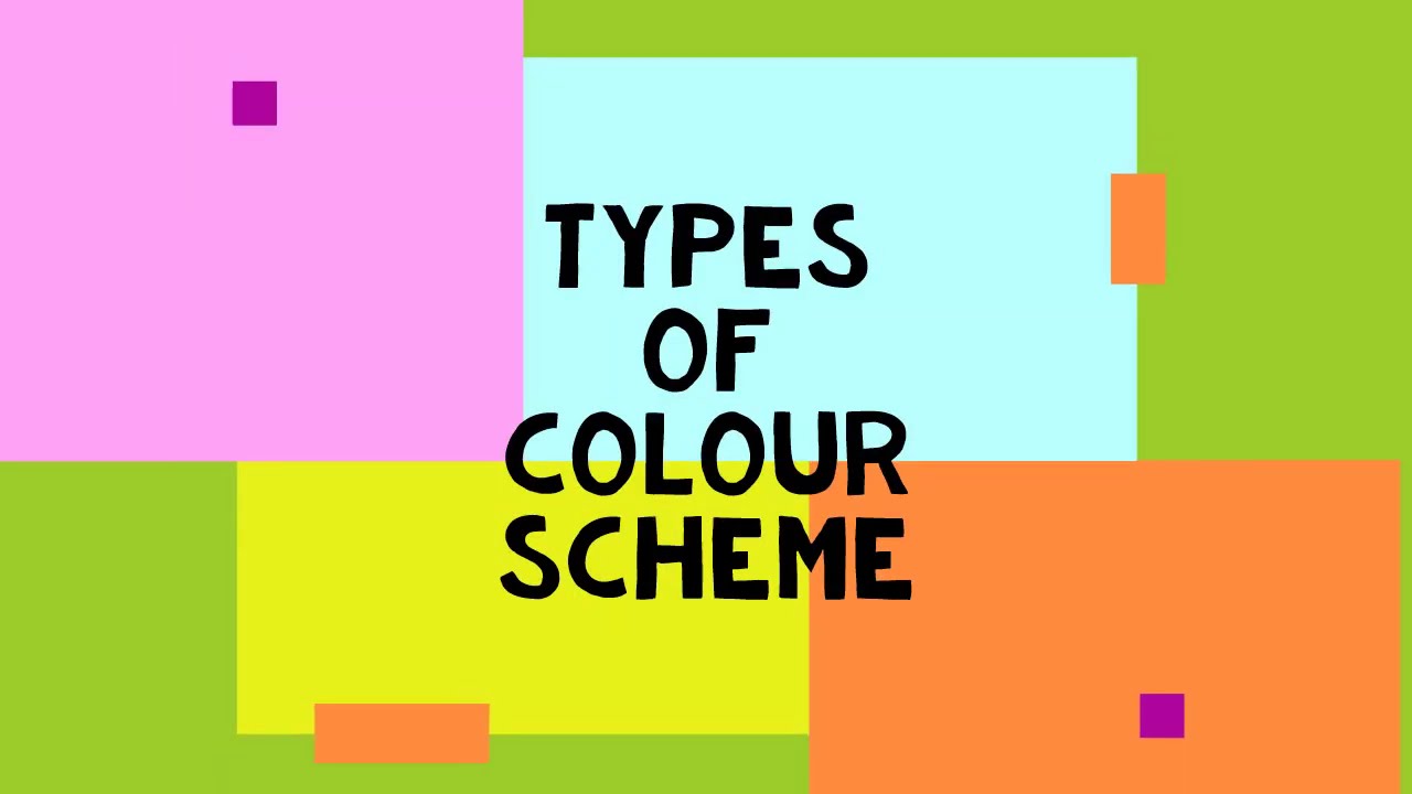 Types of color scheme / color theory types - YouTube