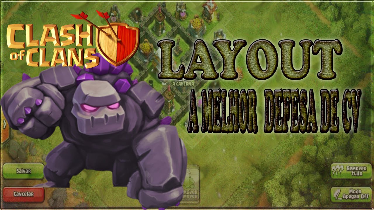 Clash Of Clans a Melhor Defesa de CV 4 - YouTube