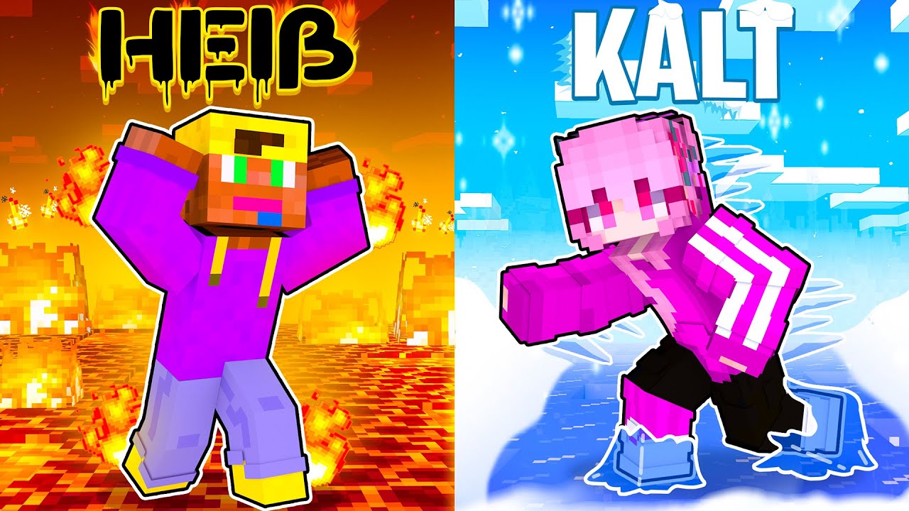 HEIß vs KALT in Minecraft! - YouTube
