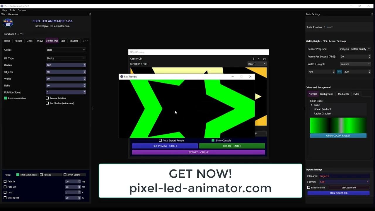 Custom Pixel LED Effects for LedEdit 2014: A Tutorial with Pixel LED Animator 2 - YouTube