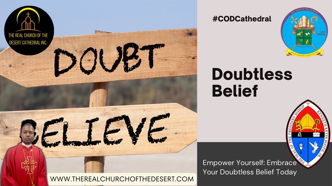 🌟 “Doubtless Belief” | Presiding Bishop Kenneth K. Booth, Jr. 🌟 - YouTube