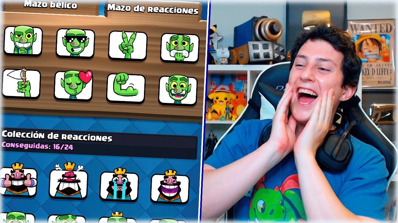 HACIENDO BM CON LOS NUEVOS EMOTES SUBIENDO COPAS en Clash Royale ...