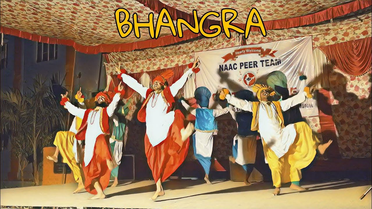 bhangra performance at bela college naac team |bela bhangra ...