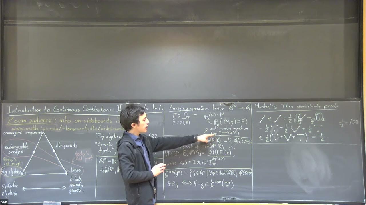 Introduction to Continuous Combinatorics II: semantic limits - Leonardo Coregliano - YouTube