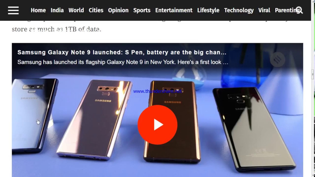 Samsung Galaxy Note 9 Unboxing & Overview - YouTube