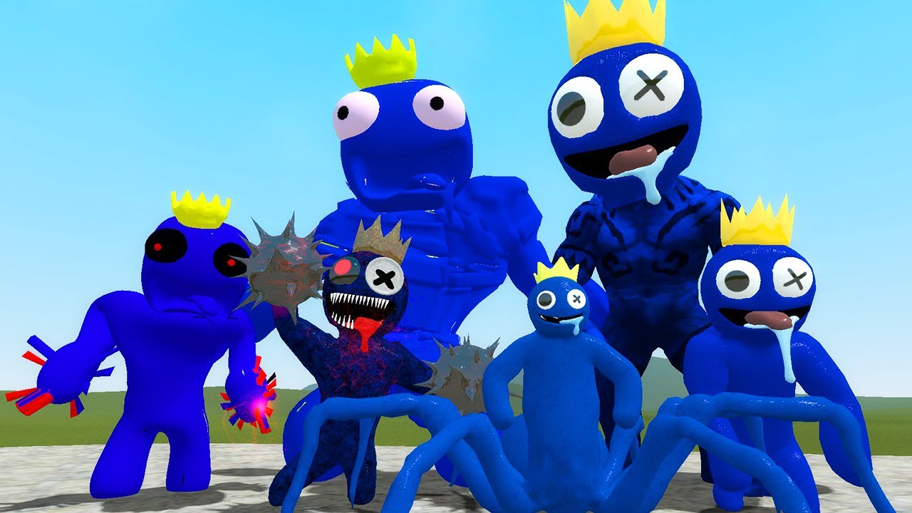 RAIBOW FRIEND BUT ONLY BLUE! | Garry's Mod - YouTube