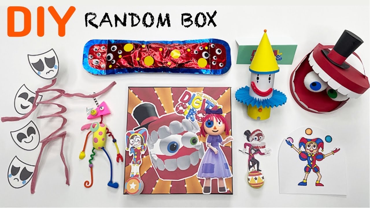 The amazing digital circus 🤡 Random Box 어메이징 디지털 서커스 랜덤박스 DIY Paper ...