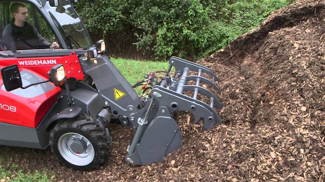 Weidemann Nieuwe mini verreiker T4108 - YouTube