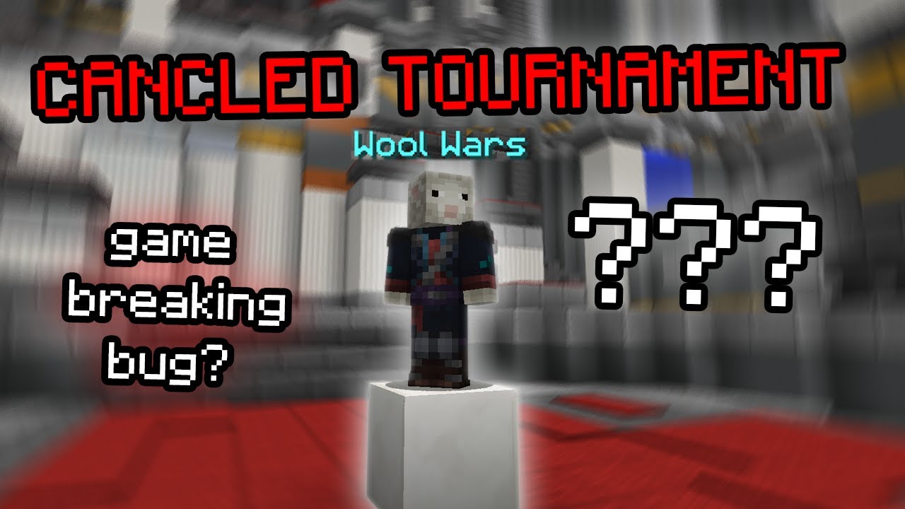 Why Hypixel Cancelled the Wool Wars Tournament... - YouTube
