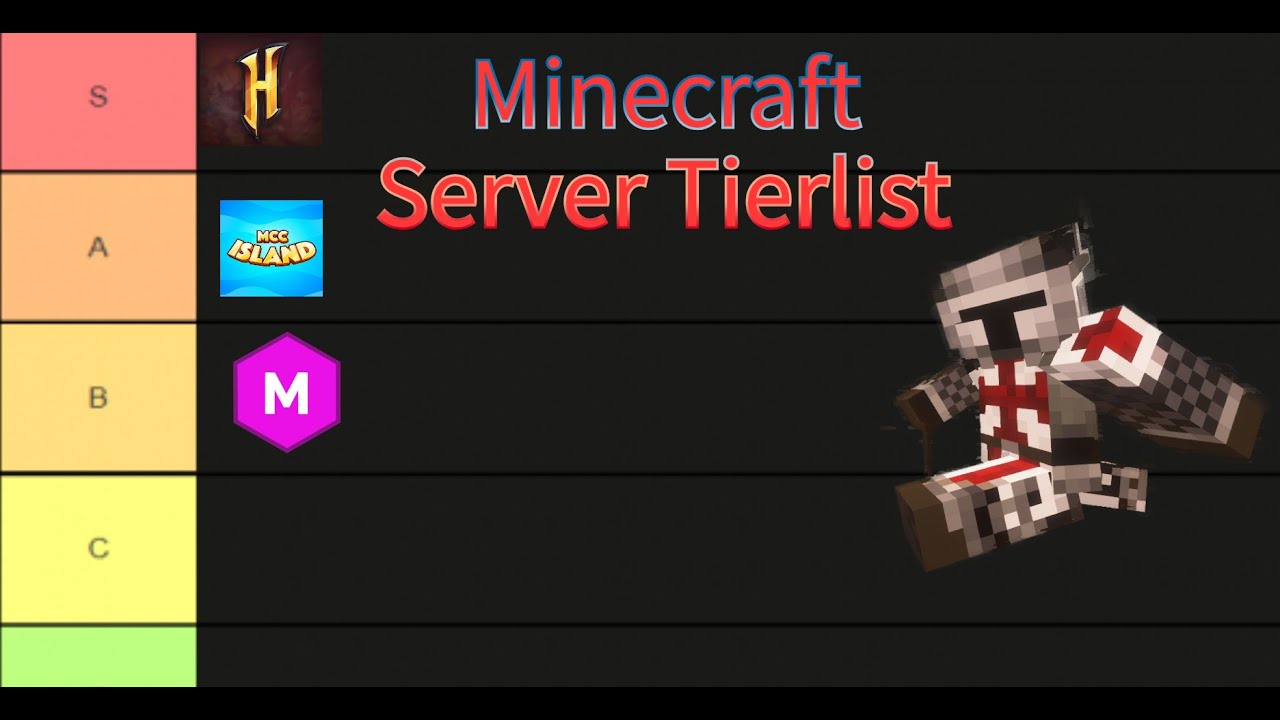 Minecraft server Tier List - YouTube