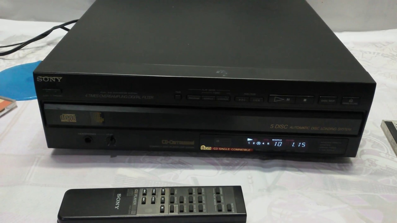 CD CAROUSSEL SONY CDP C502M - YouTube
