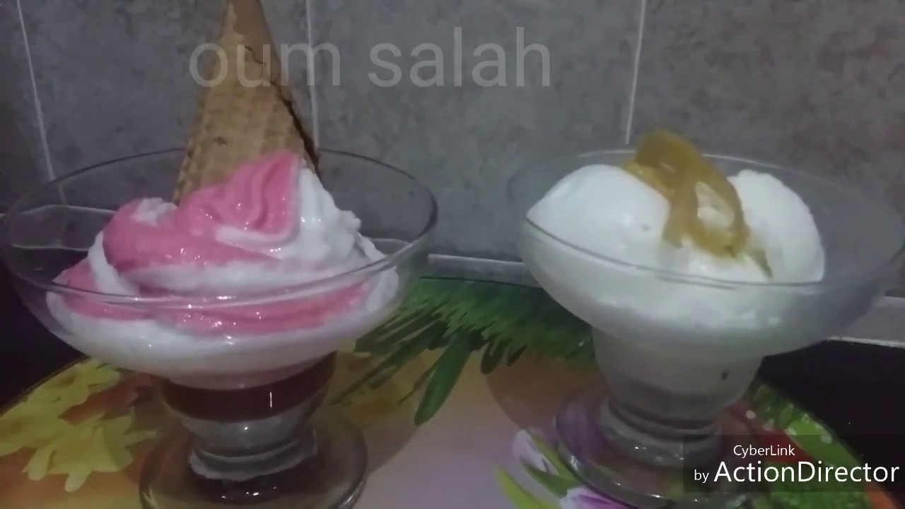 كربوني أو مثلجات الليمون منعش ولذيذ creponé fait maison super bon - YouTube