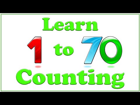 Learn Counting 1 to 70 for Kids || Number Song for Kids || 1 to 70 ...