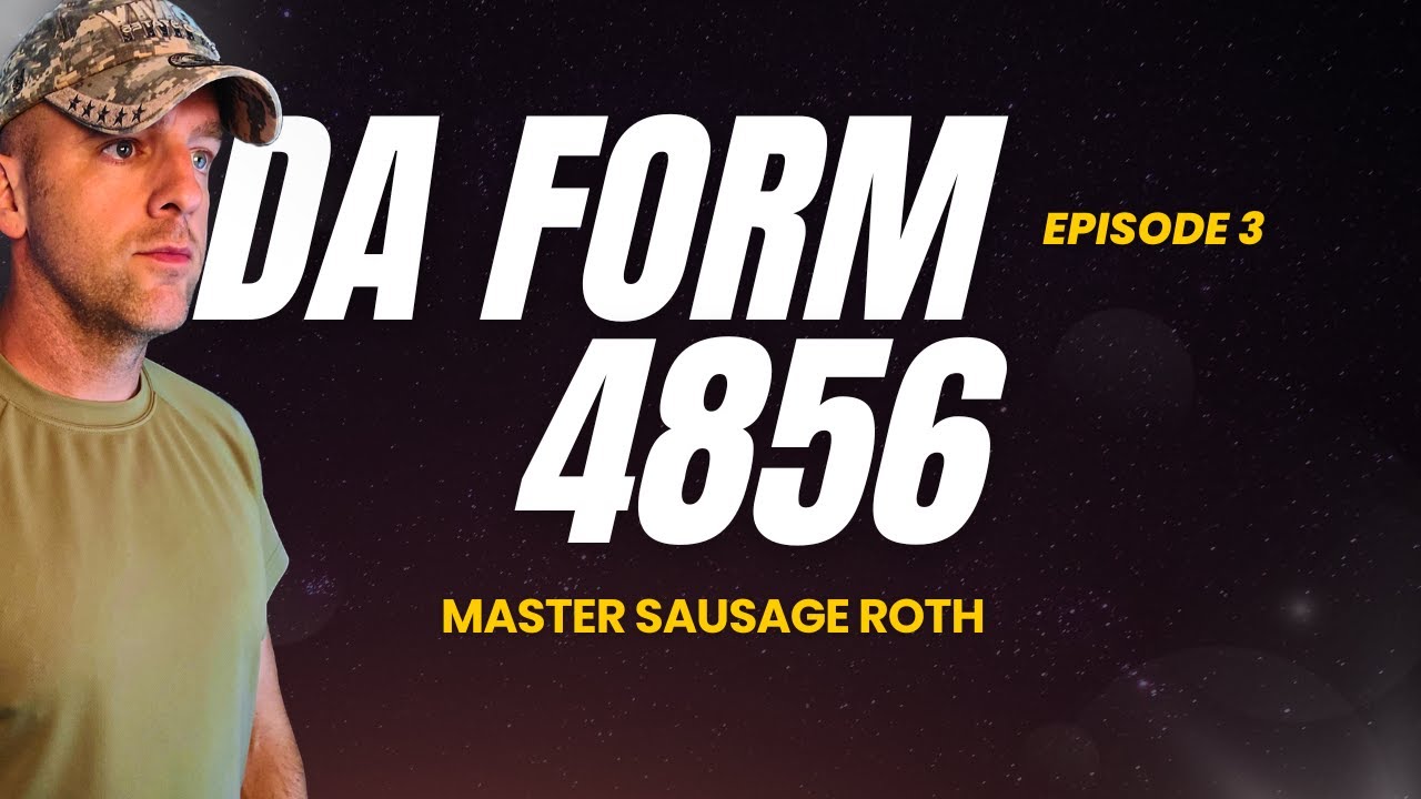 How To Use The DA Form 4856 Developmental Counseling Form | Master ...