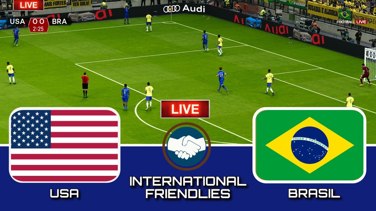USA VS Brazil || International Friendlies 2024 || Highlights Today ...