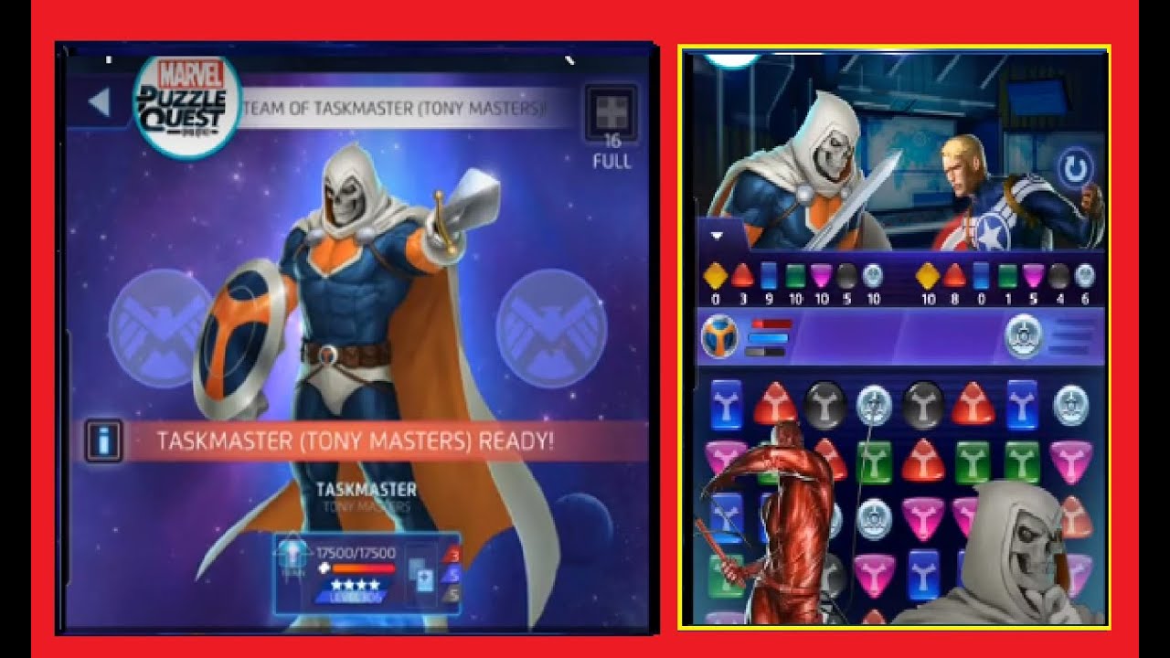 Marvel Puzzle Quest: Taskmaster Crash! Up to 300+ Taco Tokens! (MPQ ...