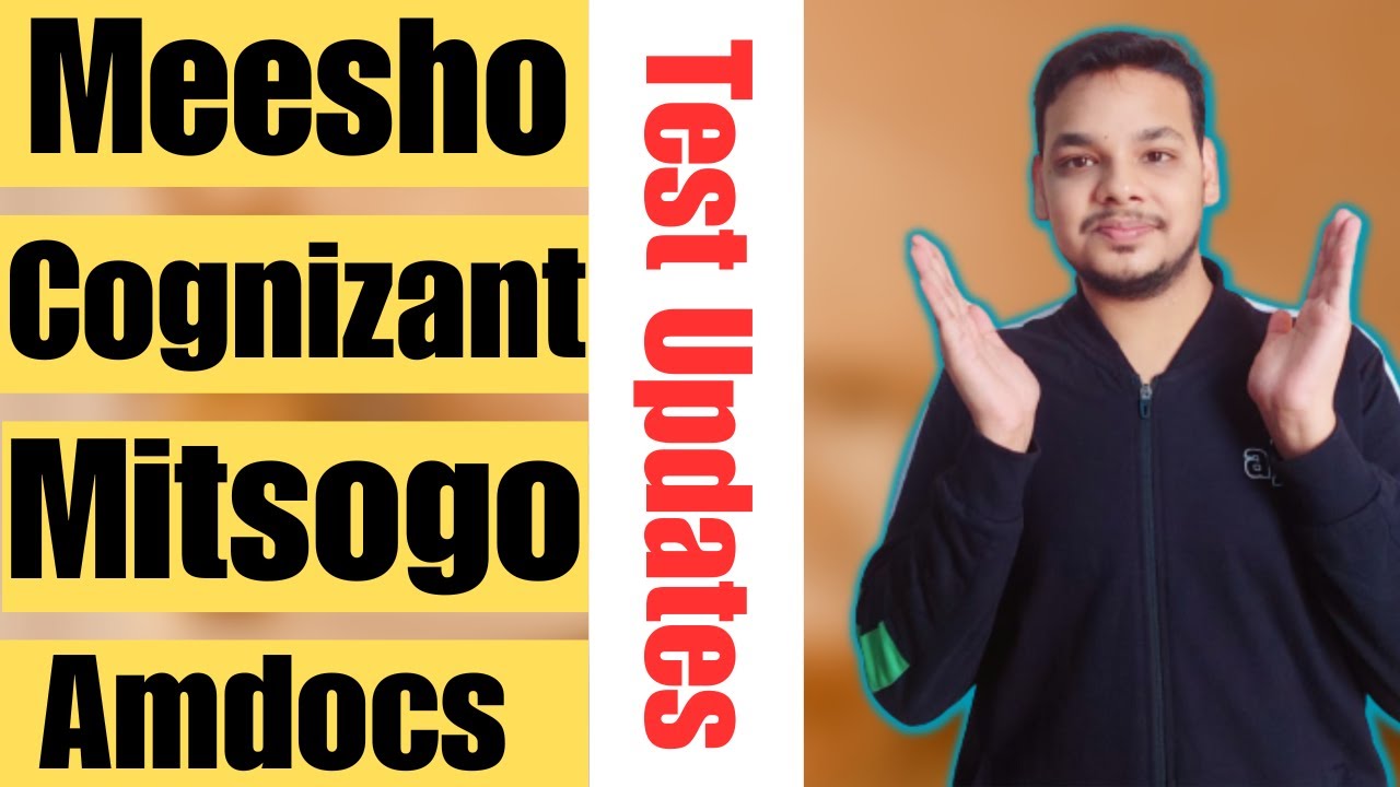 Amdocs Test , Mitsogo , IBM , Cognizant , Meesho Test Updates | OFF ...