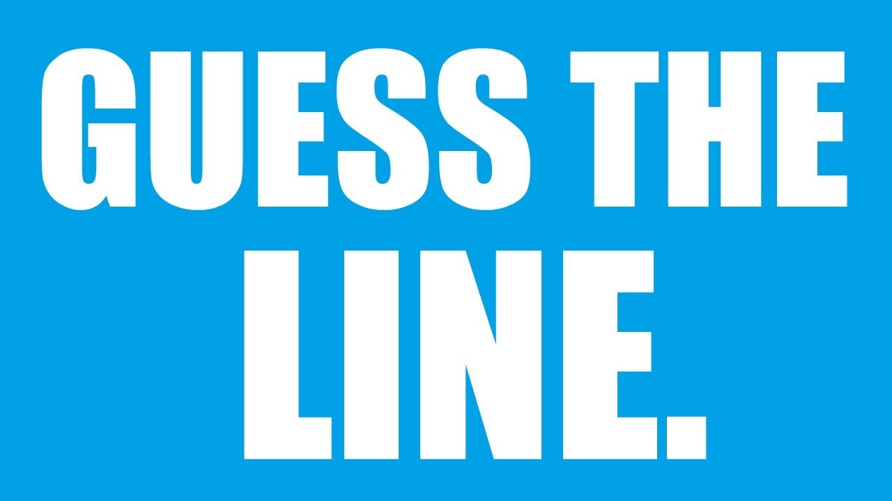 Guess The Line: Episode 1 - YouTube