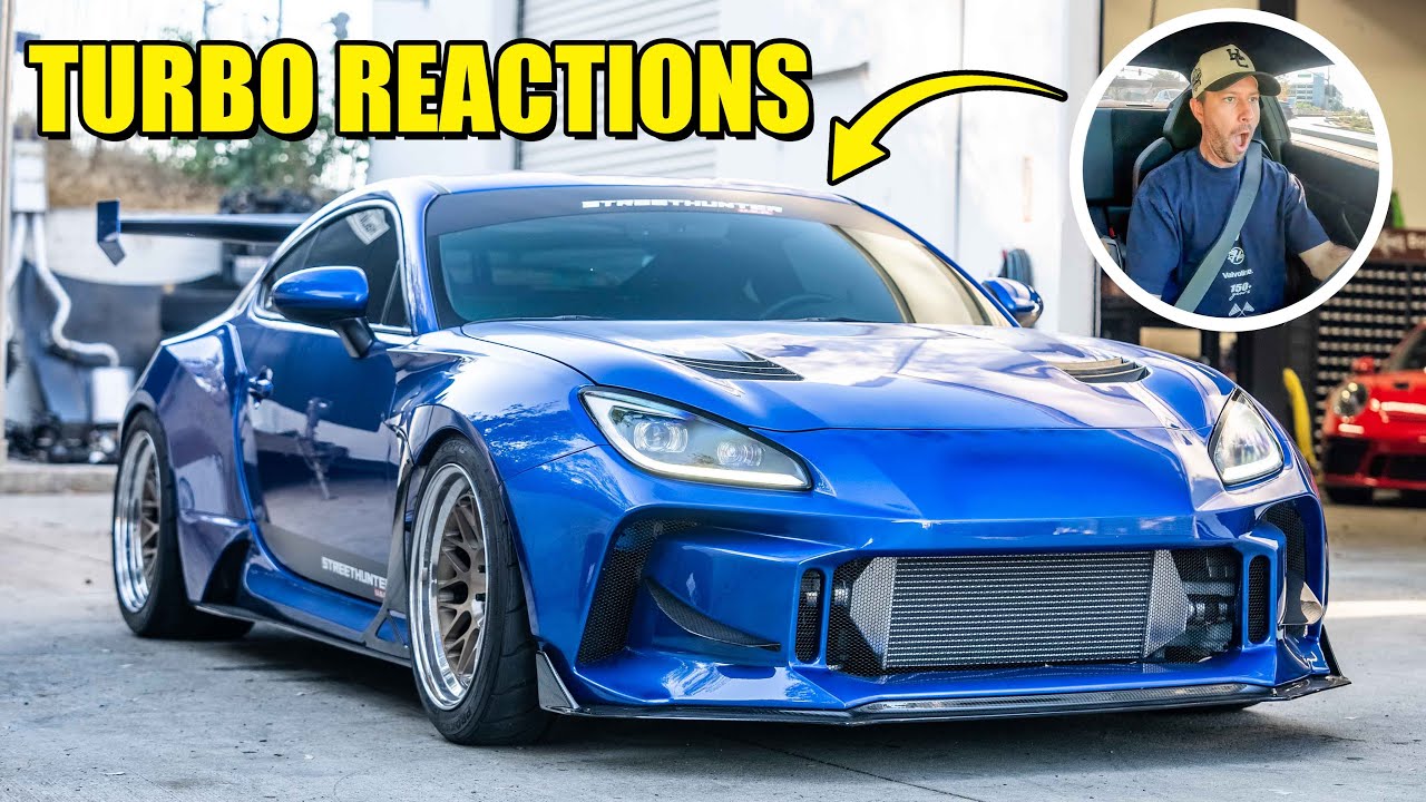 FIRST DRIVE IN TURBO BRZ!!! - YouTube