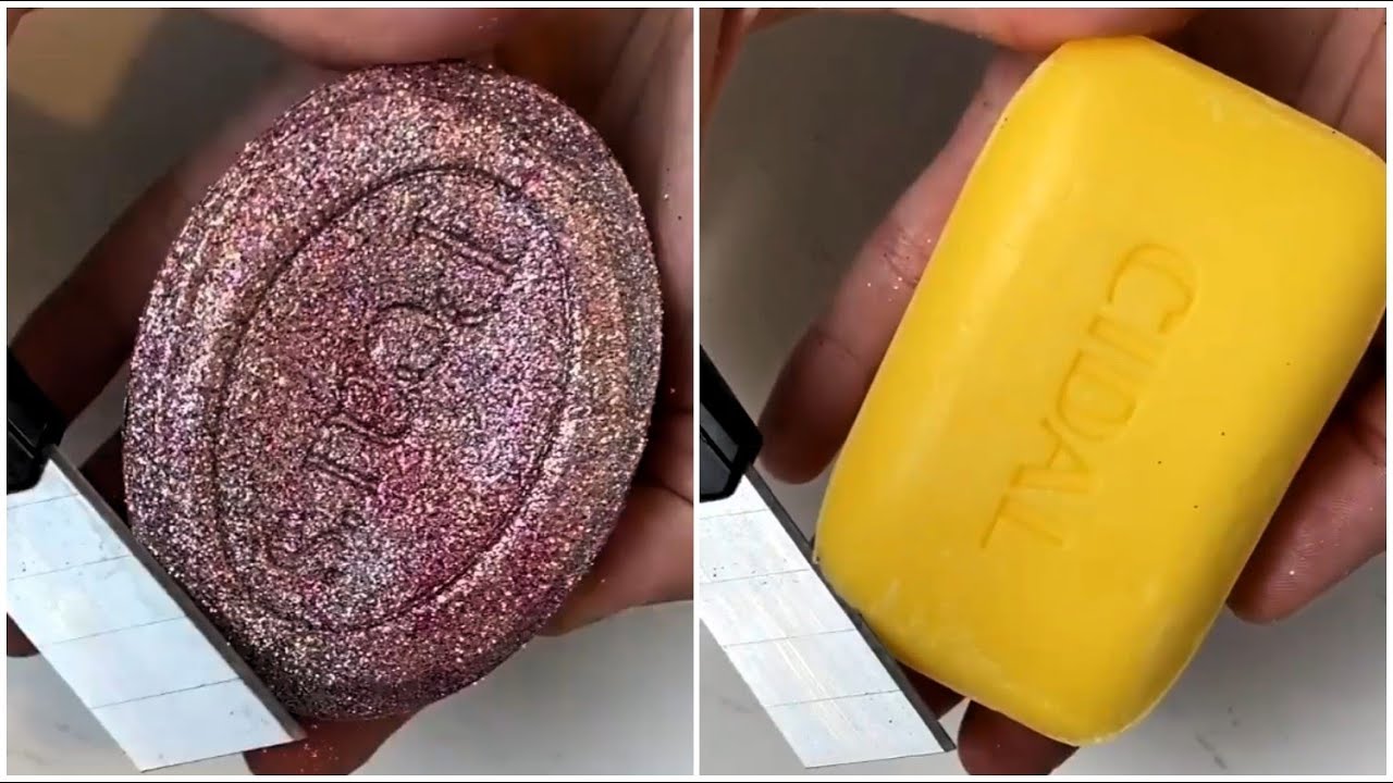 Intense 2X Speed Soap Cutting & Carving ASMR - YouTube