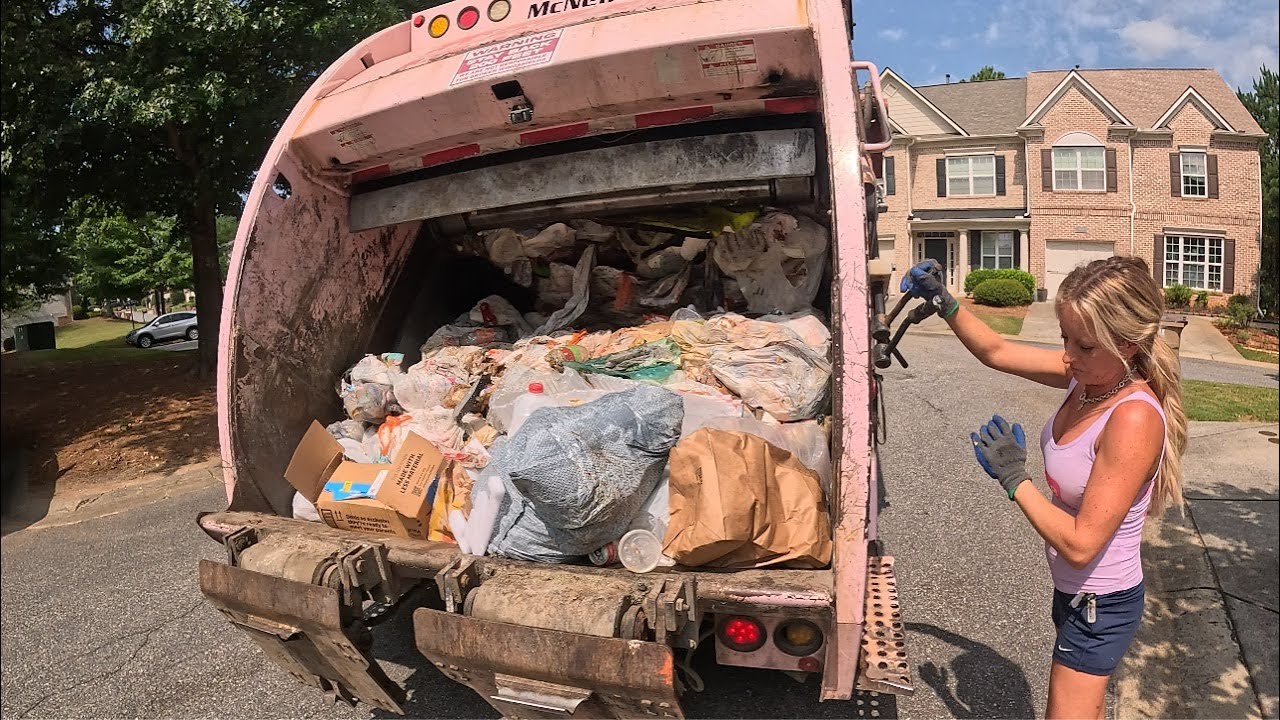 The Most Satisfying Garbage Crushing Video - YouTube