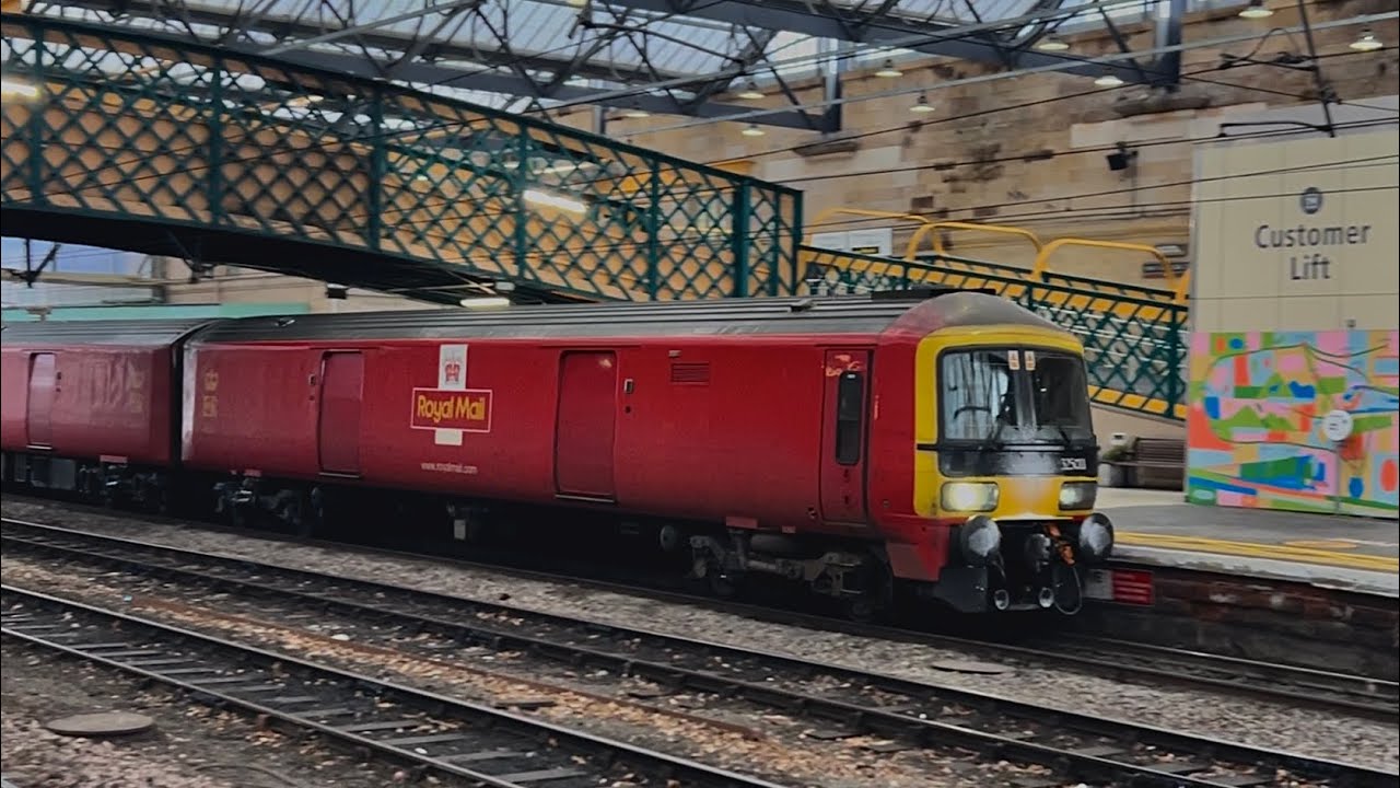 Royal Mail Train passing through Carlisle Train Station #royalmail # ...