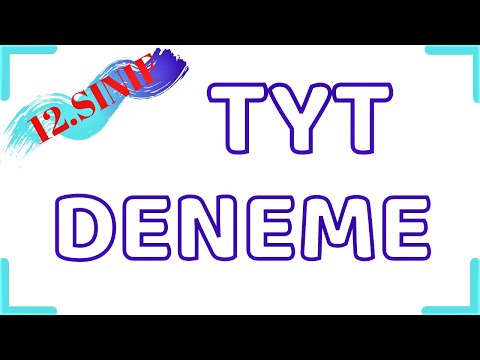 TYT Kimya Denemesi - 12.Sınıf Kimya - YKS