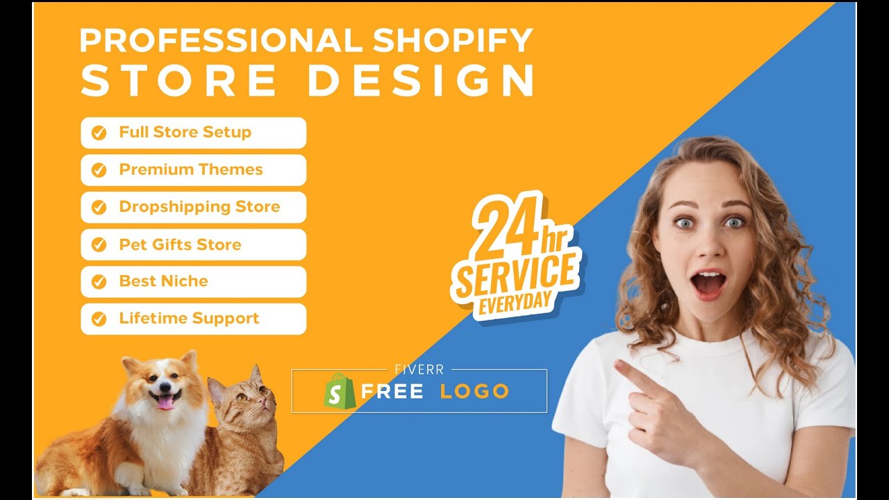 how to set up a dog cat pet shopify dropshipping store or website - YouTube