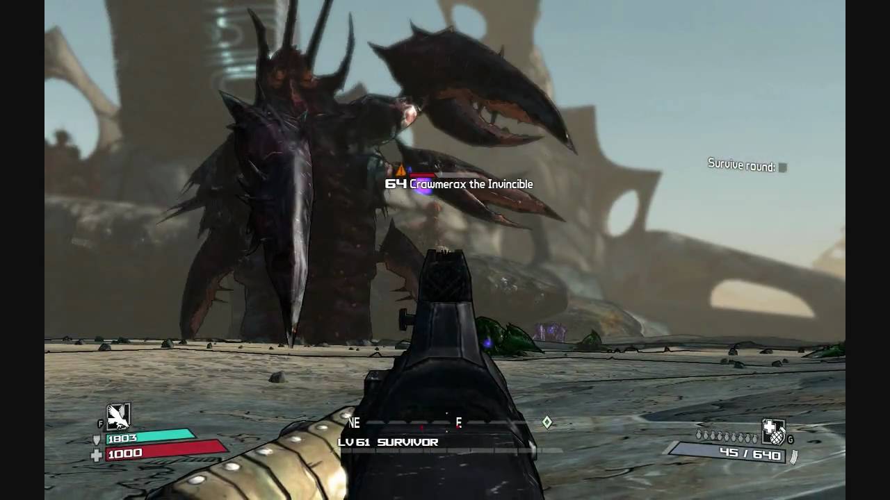 Crawmerax solo hunter run (Borderlands) - YouTube