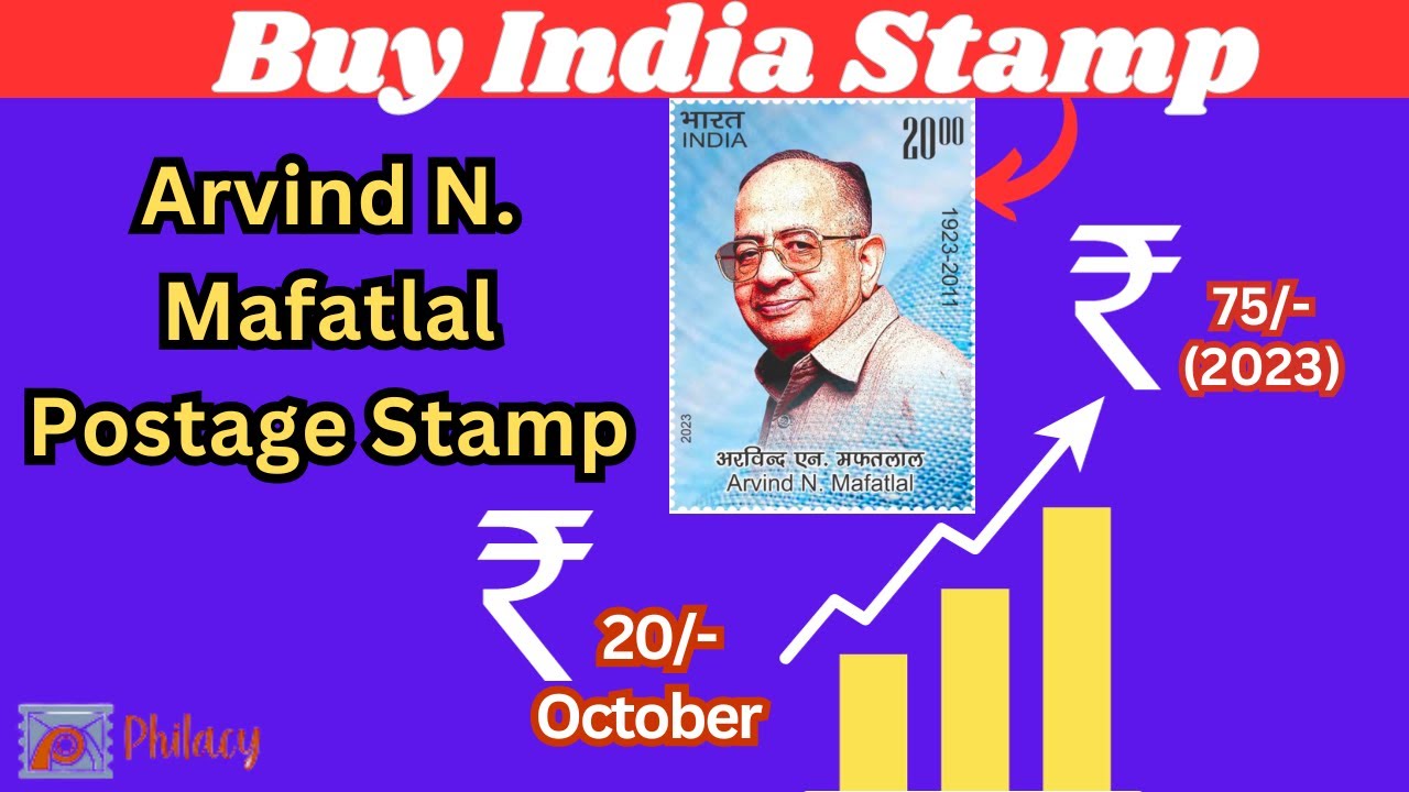 Arvind N. Mafatlal Postage Stamp | Buy - philacy.com - YouTube