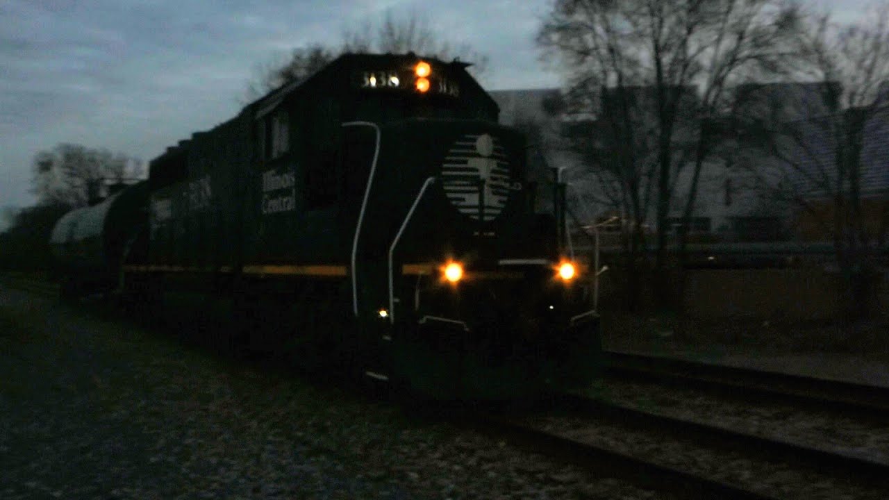 NB CN L513 local with rare IC death star OLS locomotive NBCNL513ローカルIC ...